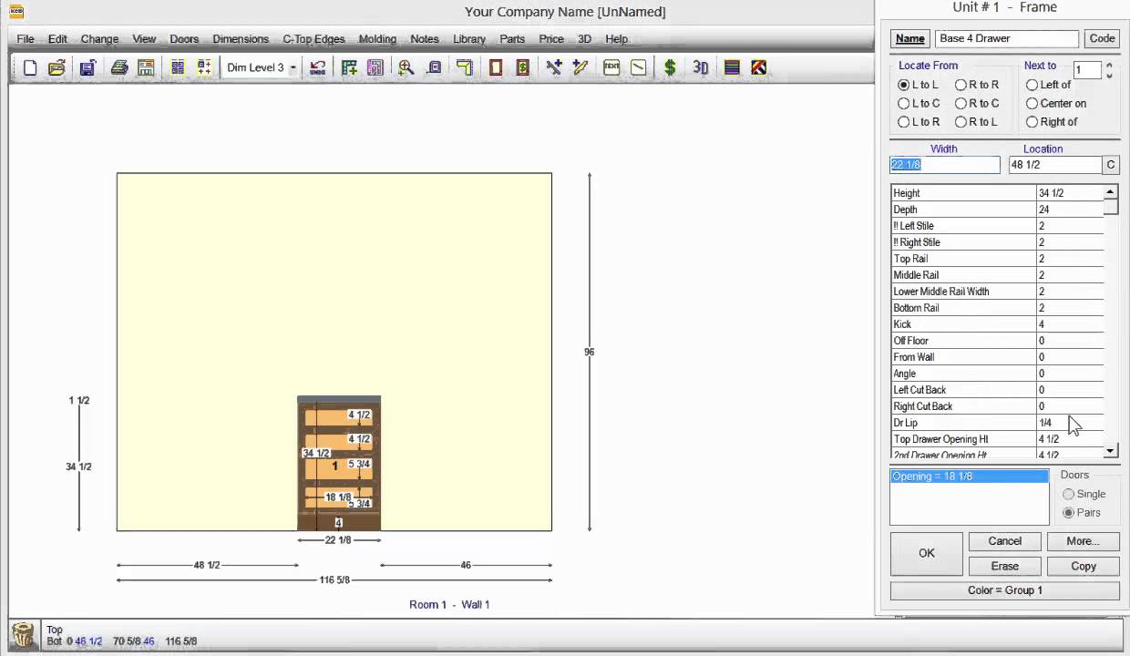 KCD Software, set specific unit defaults - YouTube