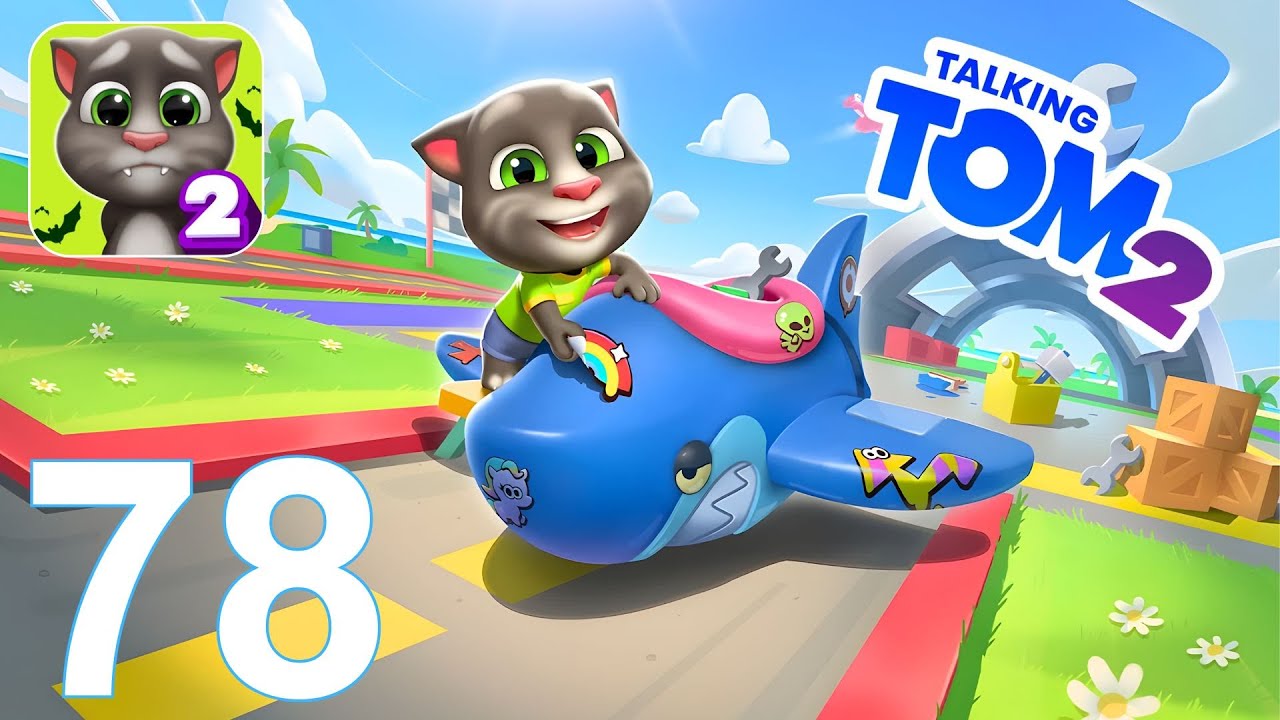 New Plane Mini Game - My Talking Tom 2 Gameplay 78 (Android/iOS) - YouTube