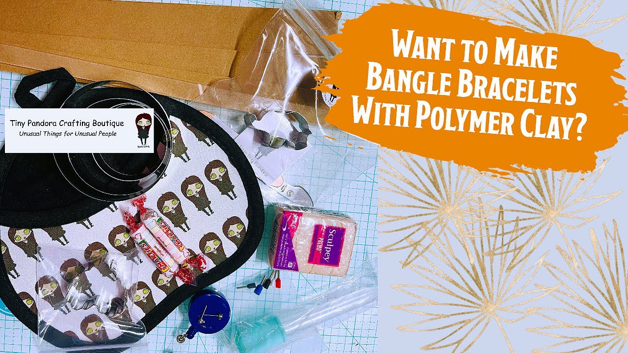 Want To Make Polymer Clay Bangle Bracelets? Here's a kit from Tiny ...