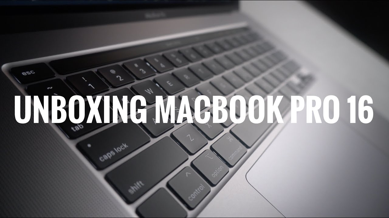 CINEMATIC UNBOXING of MACBOOK PRO 16 in 2020 - YouTube