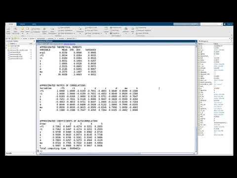 Introduction to Dynare and local approximation: 8. Example: An asset pricing model (3/3) - YouTube