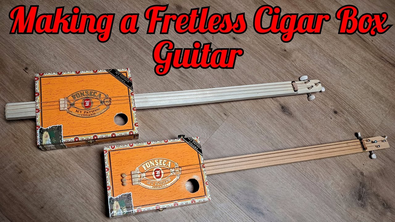 Making Cigar Box Slide Guitar - YouTube