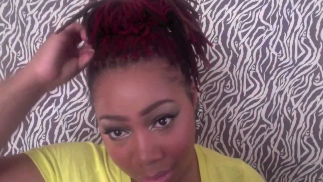 Loc High Bun Tutorial!!! - YouTube