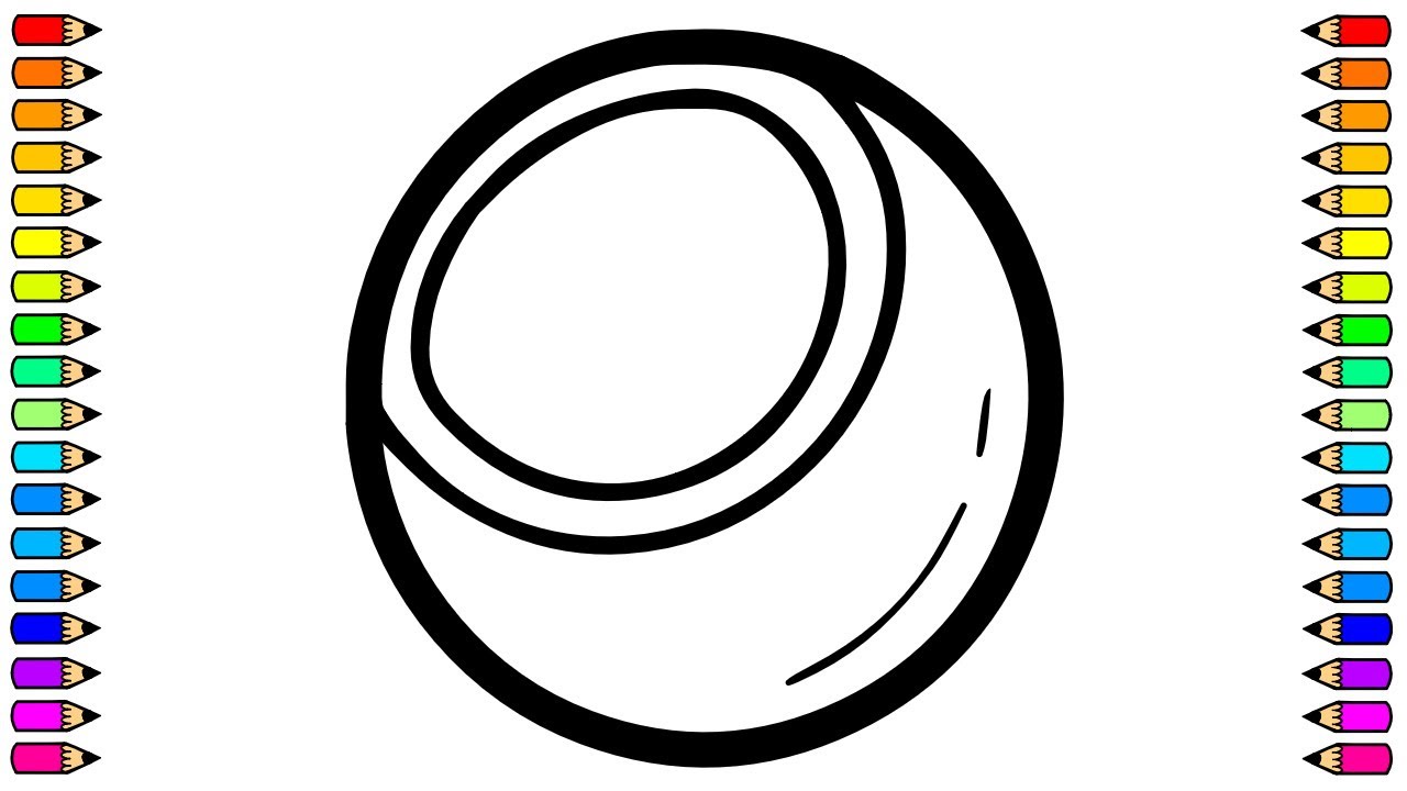 Cómo dibujar un COCO 🥥🥥/ Dibujo de COCO paso a paso / Dibujos para ...