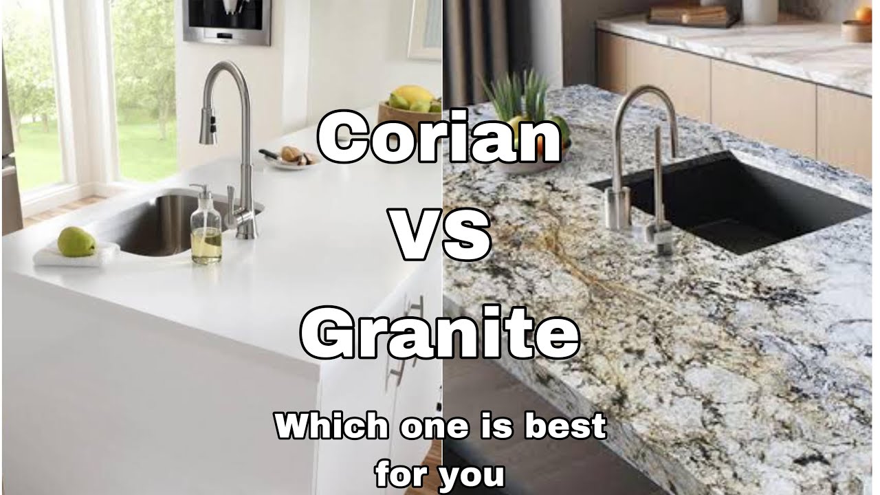 Corian Vs Granite Kitchen Countertop I Pakistan / Indian Kitchen I Solid Surface Corian - YouTube