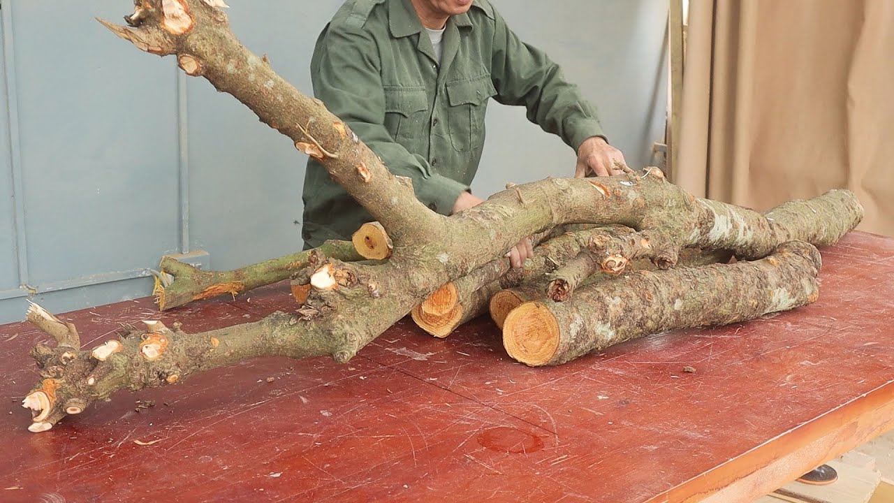 Amazing Wood Crafting From Rustic Raw Wood // Unique And Interesting ...