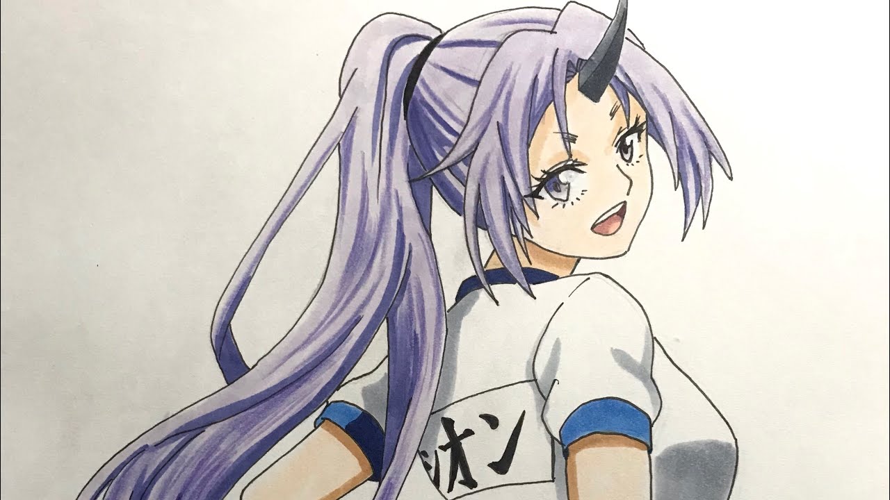 転スラ シオン 描いてみた Tensura Shion drawing - YouTube