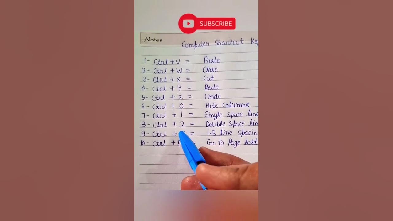 Computer Related Shortcut Keys Part 3 #computer #education #shortcutkeys #computerknowledge # ...