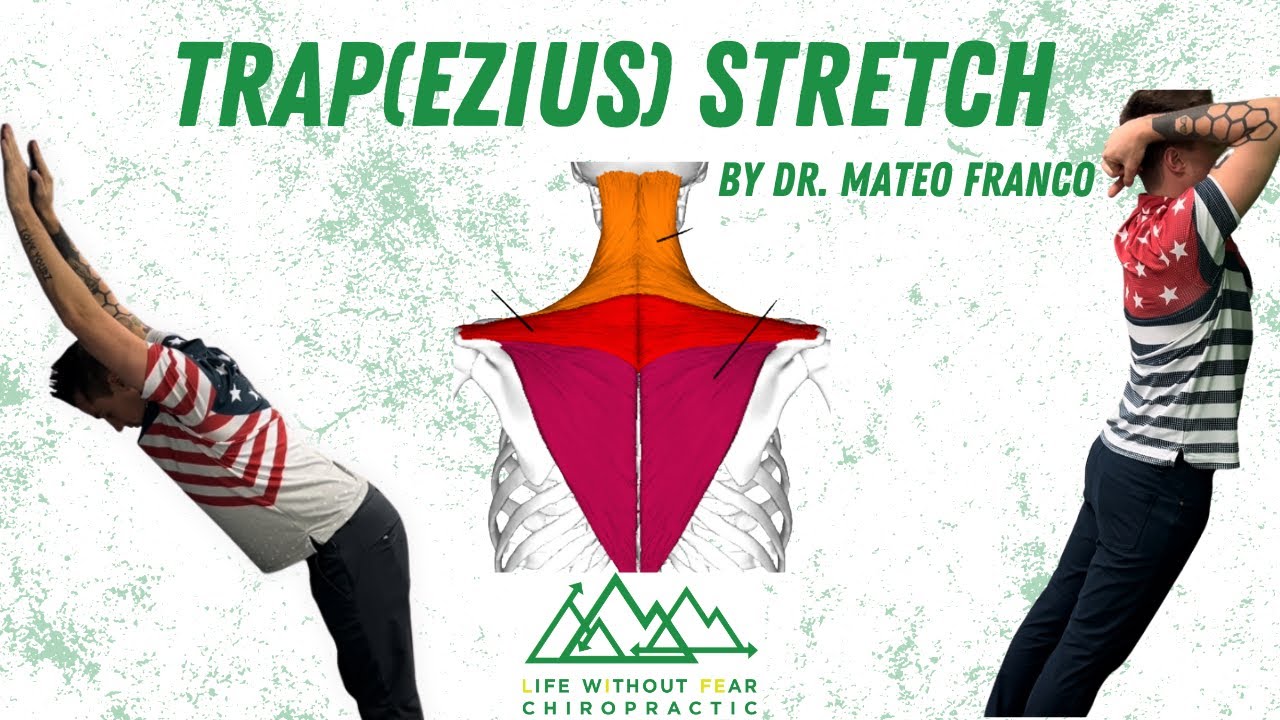Trapezius Stretch - YouTube