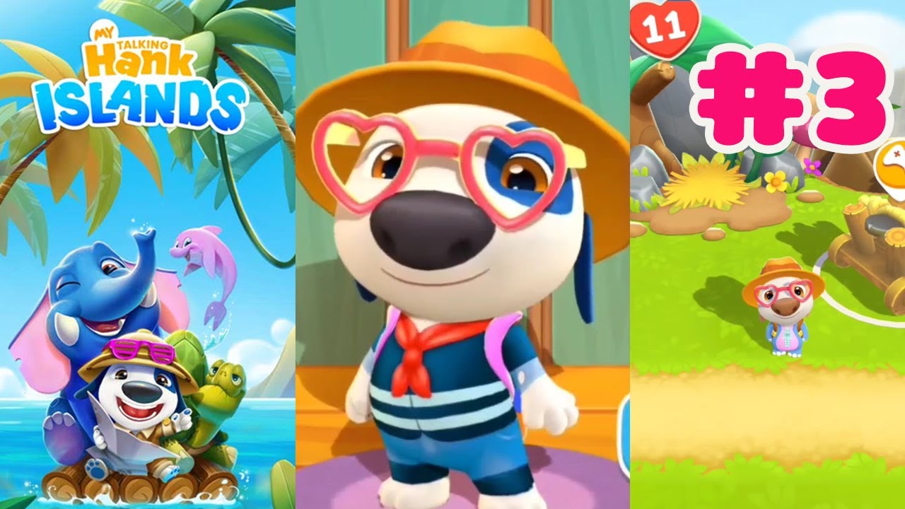 Exploring My Talking Hank Islands: Gameplay Part 3! - YouTube