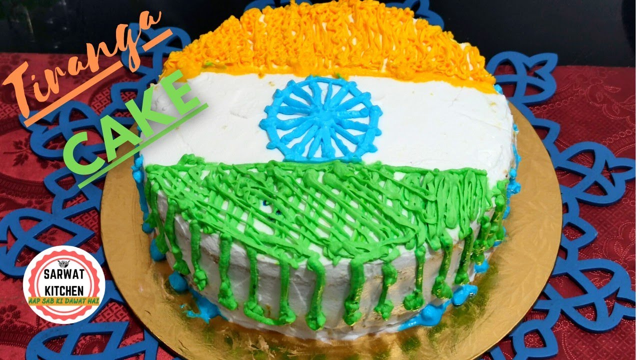 Tiranga Cake recipe | 15 August wala cake ka recipe on demand. - YouTube
