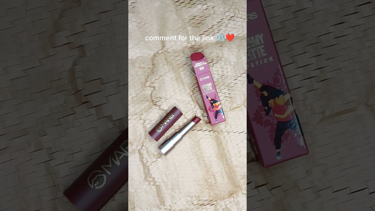 MAR'S lipstick 🤎🤌🏻 #shorts #mars #lipstick #makeup #youtubeshorts #yt # ...
