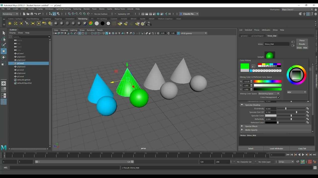 Maya - Intro to Basic Shaders - YouTube