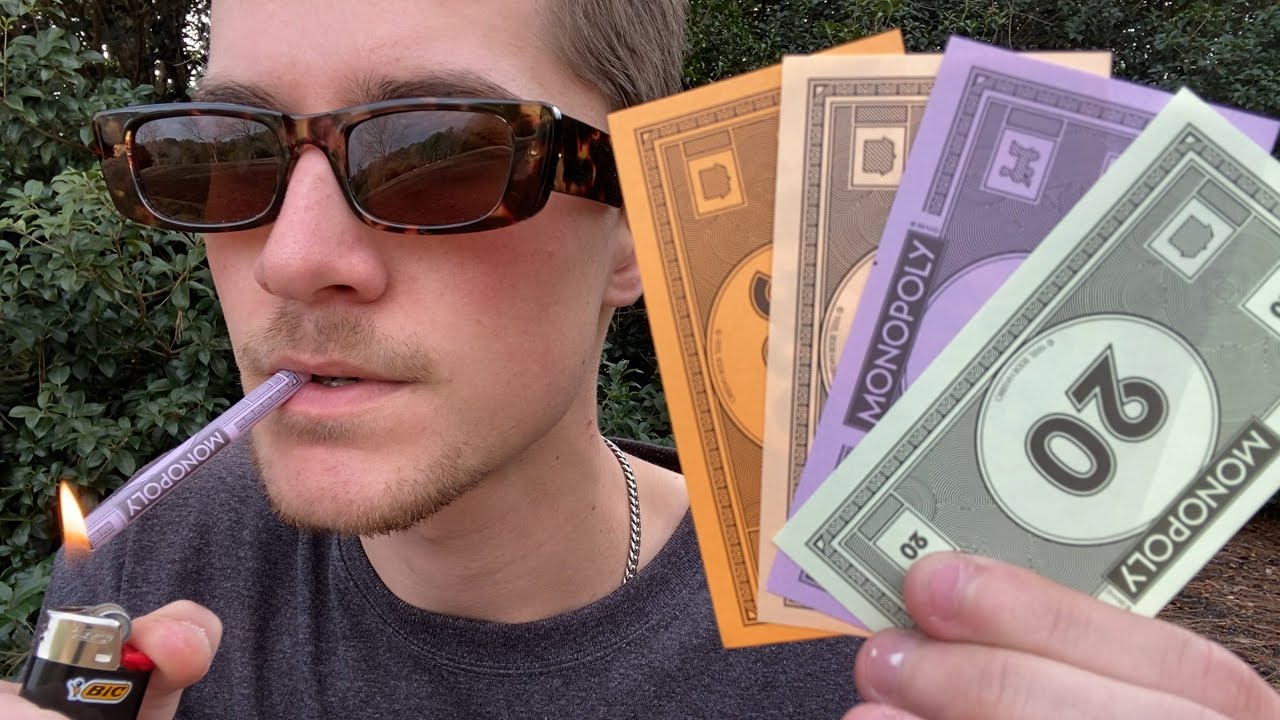 Monopoly Man Smoking