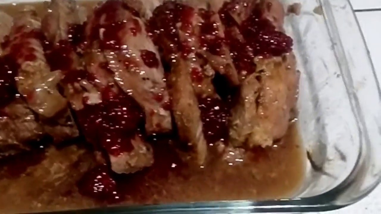 Lomo de cerdo en salsa de mora - YouTube