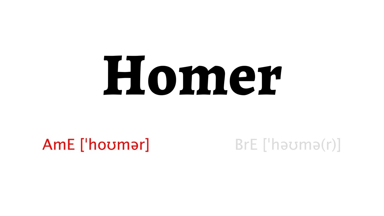 The Word Homer