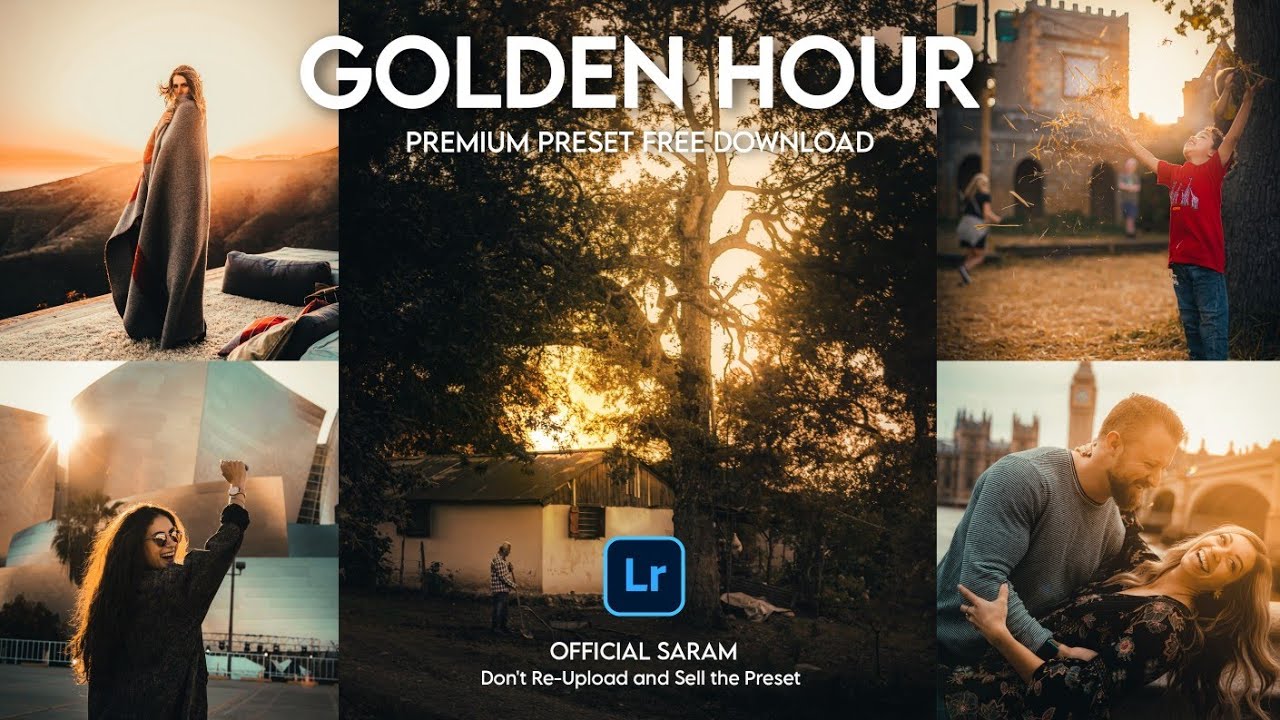 How to Edit Golden Hour Photography - Lightroom Preset Free Download ...