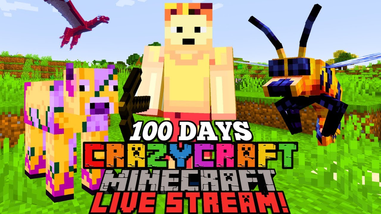 100 Days in CRAZY CRAFT! - YouTube