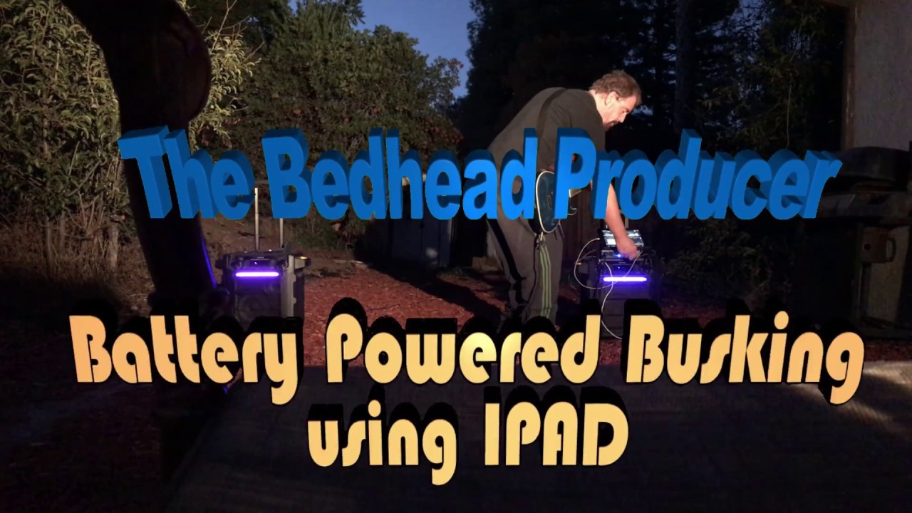 How to Perform anywhere for a crowd on battery power with IOS - YouTube