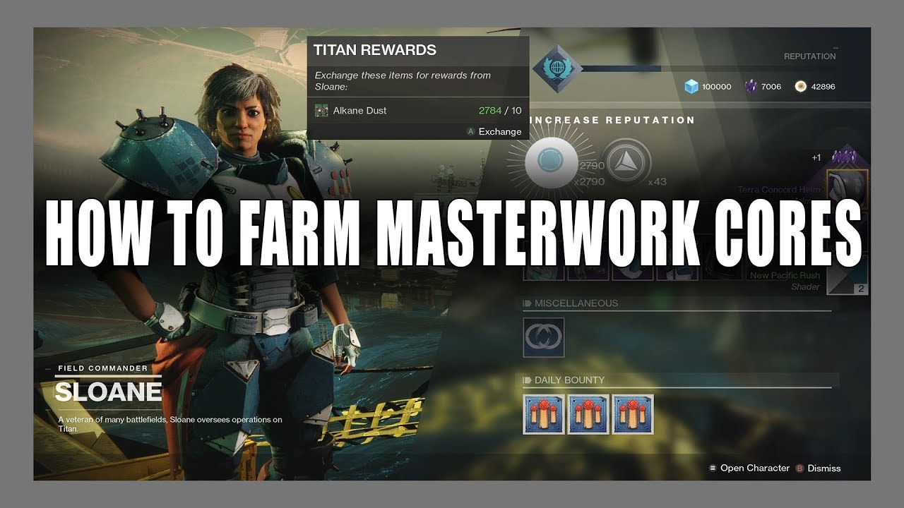 Destiny 2 | How To Farm Masterwork Cores - YouTube