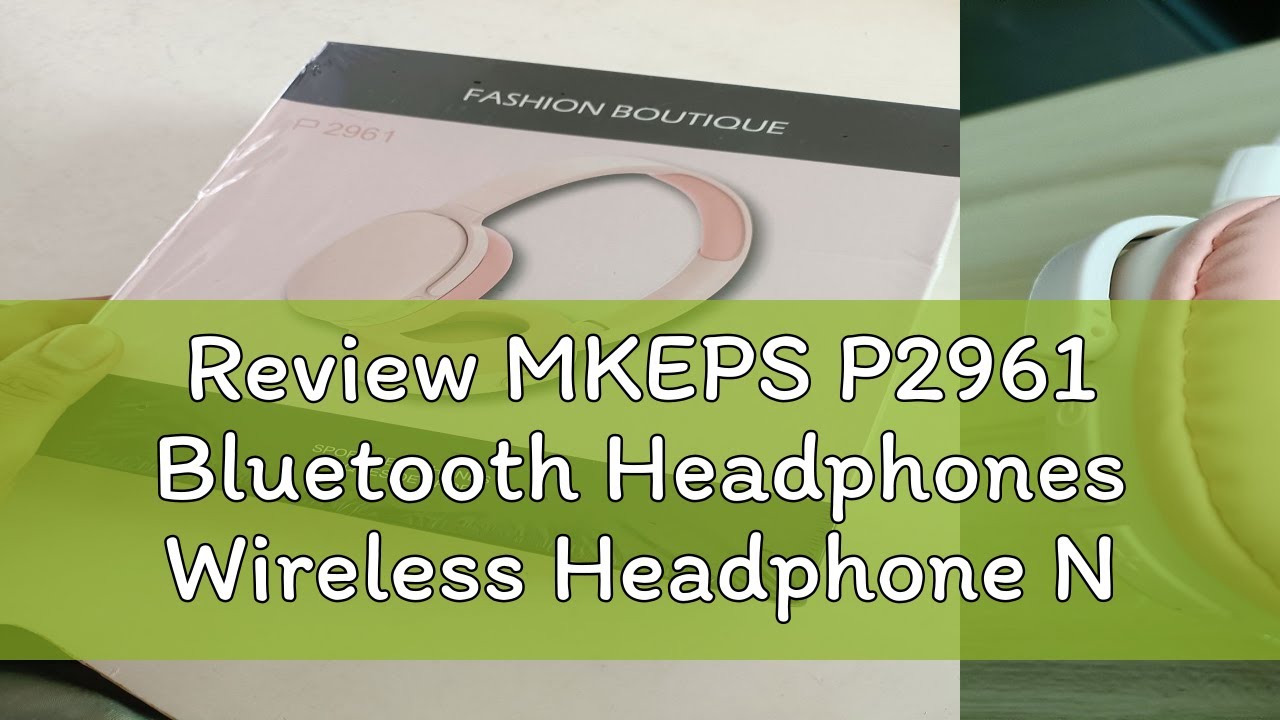 Review MKEPS P2961 Bluetooth Headphones Wireless Headphone Noise ...