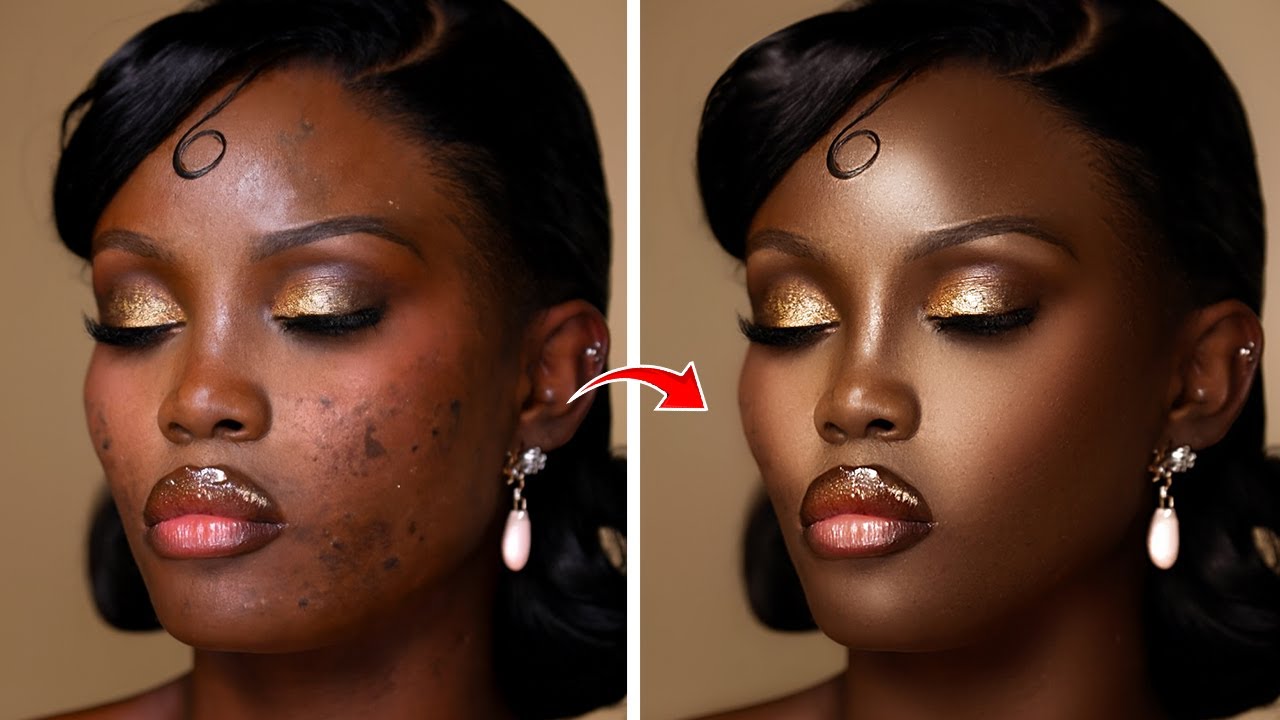 High End Skin Retouching for Beginners Photoshop Hack You NEED to Try ...