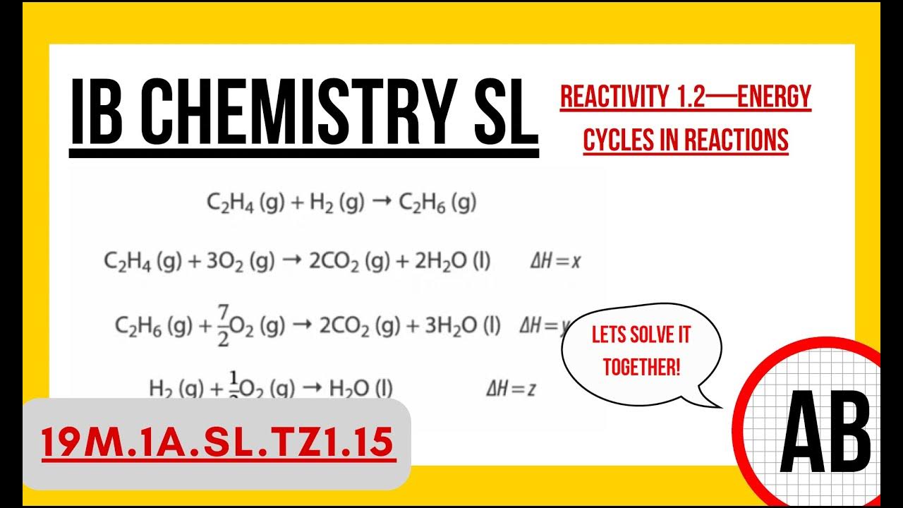 IB Chemistry SL | Reactivity 1.2—Energy cycles in Reactions | 19M.1A.SL ...