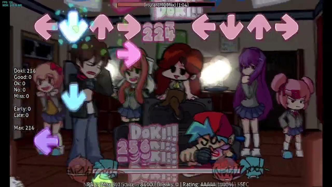 Fnf Ddto Plus Update Titular Mc Mix Both Sides Perfect Youtube