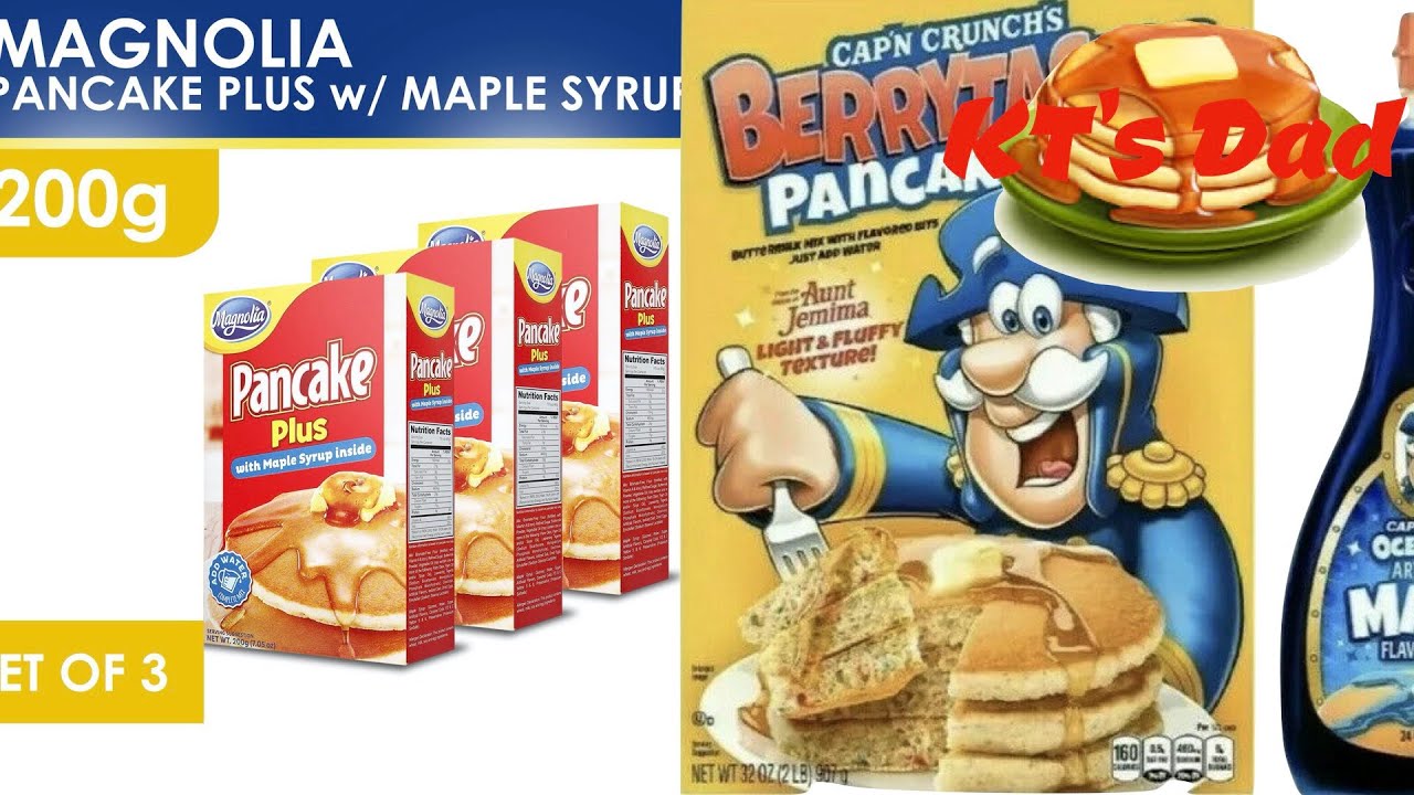 Magnolia Pancake Plus with Maple Syrup, Berrytastic Pancake Mix with ...