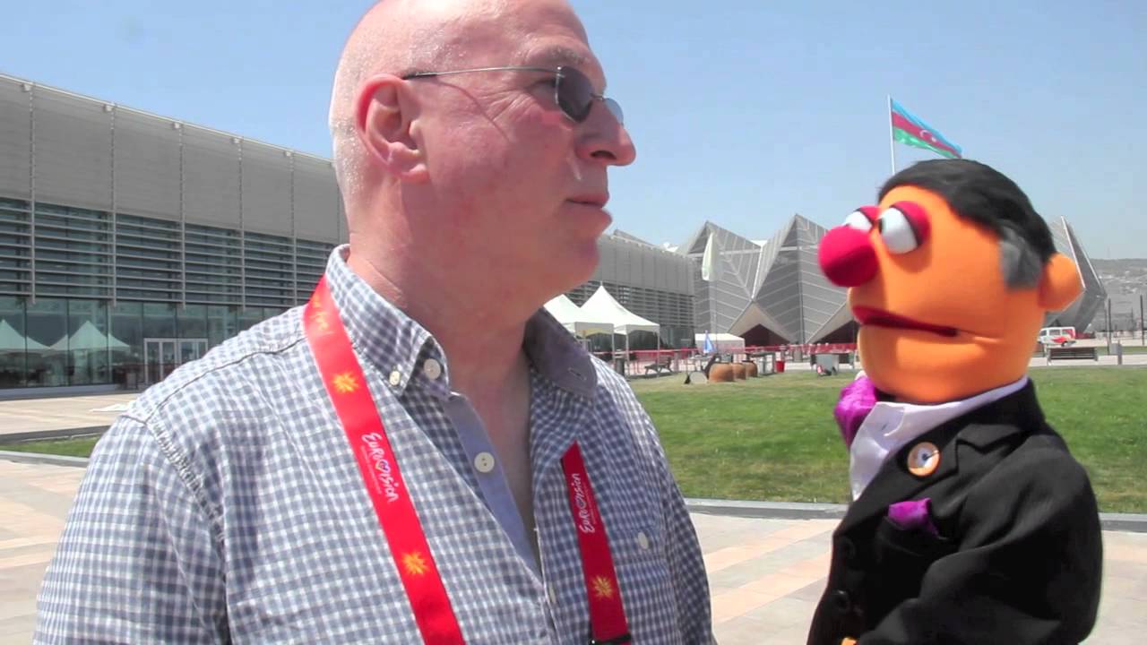 Terry Vision catches up with Ken Bruce at Eurovision - YouTube