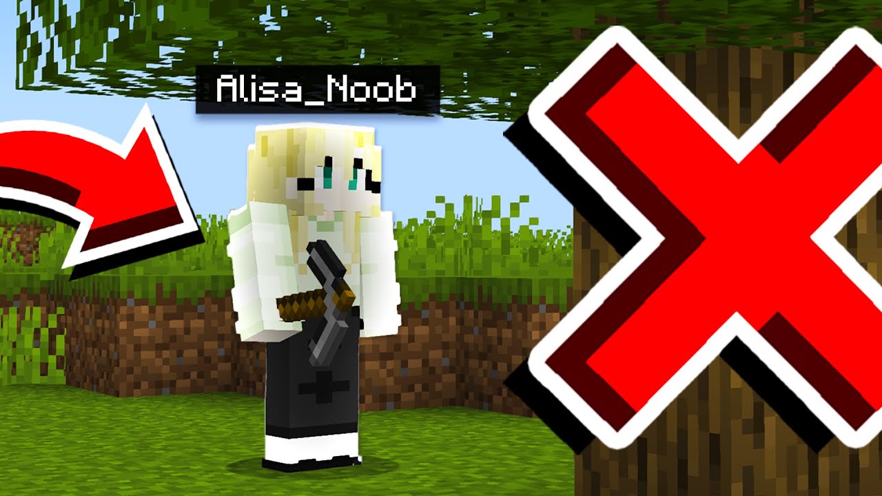 Invat O *FATA NOOB* Sa Joace Minecraft...*s-a suparat* - YouTube