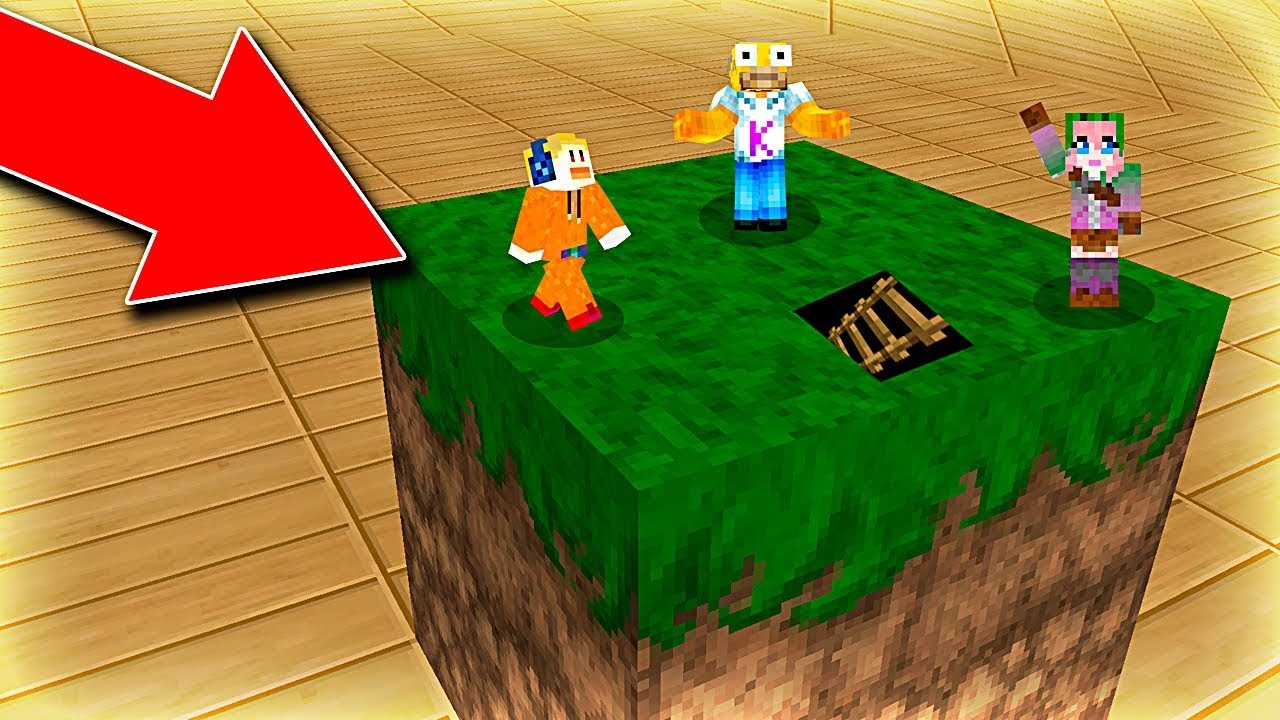 NOS METEMOS DENTRO de un BLOQUE DE TIERRA en MINECRAFT 😱 - YouTube