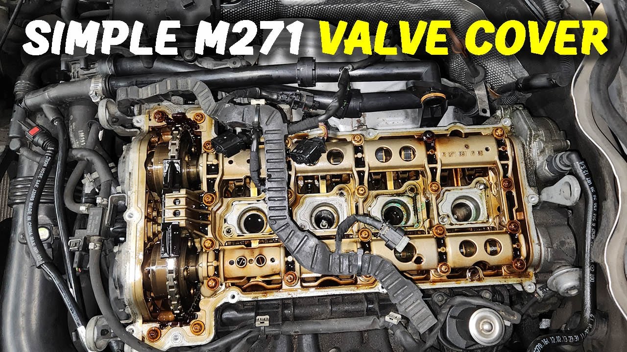 DIY Guide: How to Replace Your 2013 Mercedes C250 Valve Cover Gasket Like a Pro! #w204 #m271 # ...