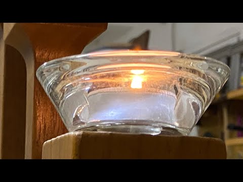 Простой подсвечник на окно в баню - YouTube