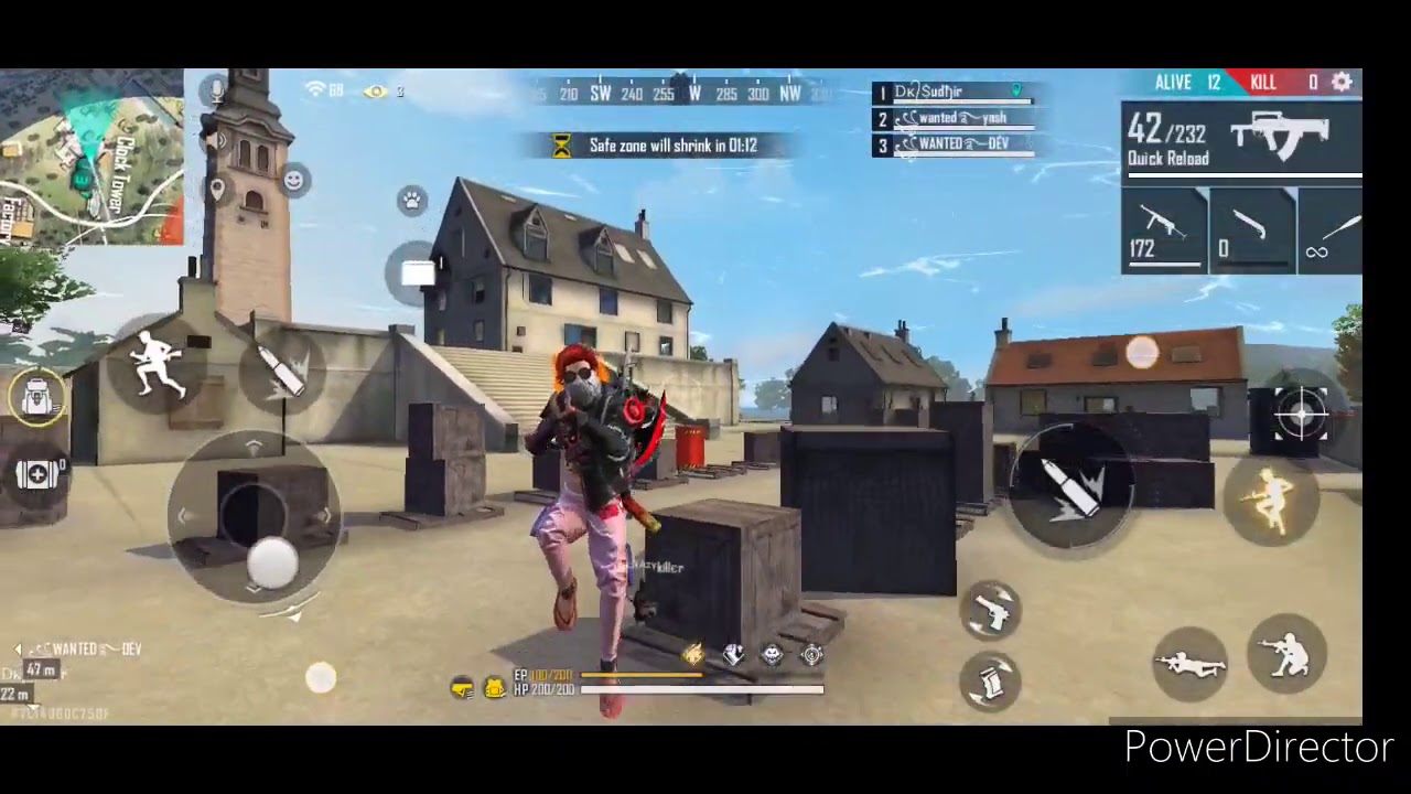 Free fire playing ranked game - YouTube
