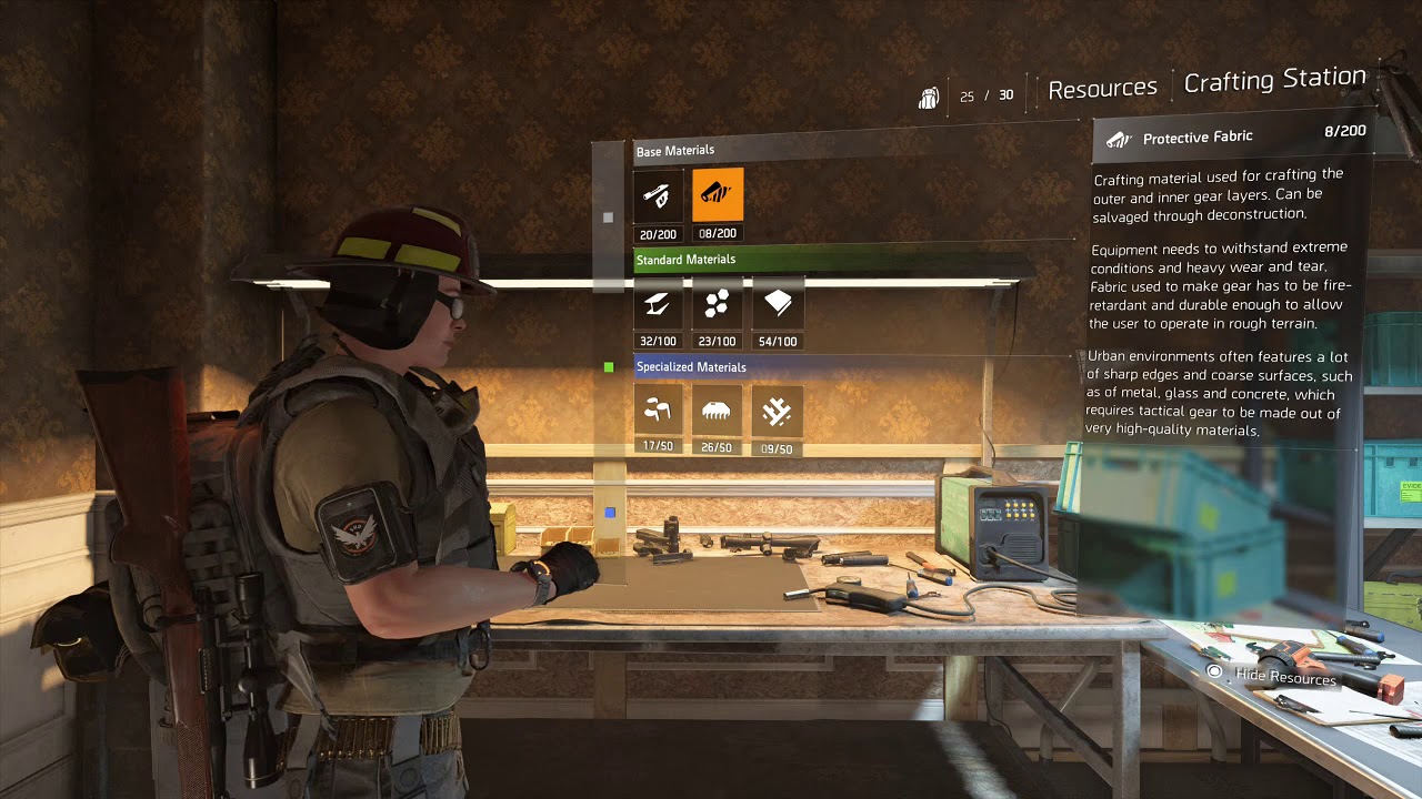 The Division 2 Crafting Material Type List - YouTube