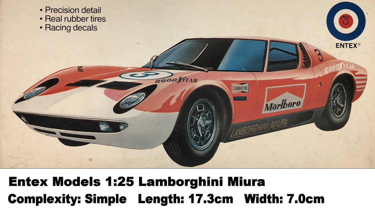 Entex Models 1:25 Lamborghini Miura Kit Review - YouTube