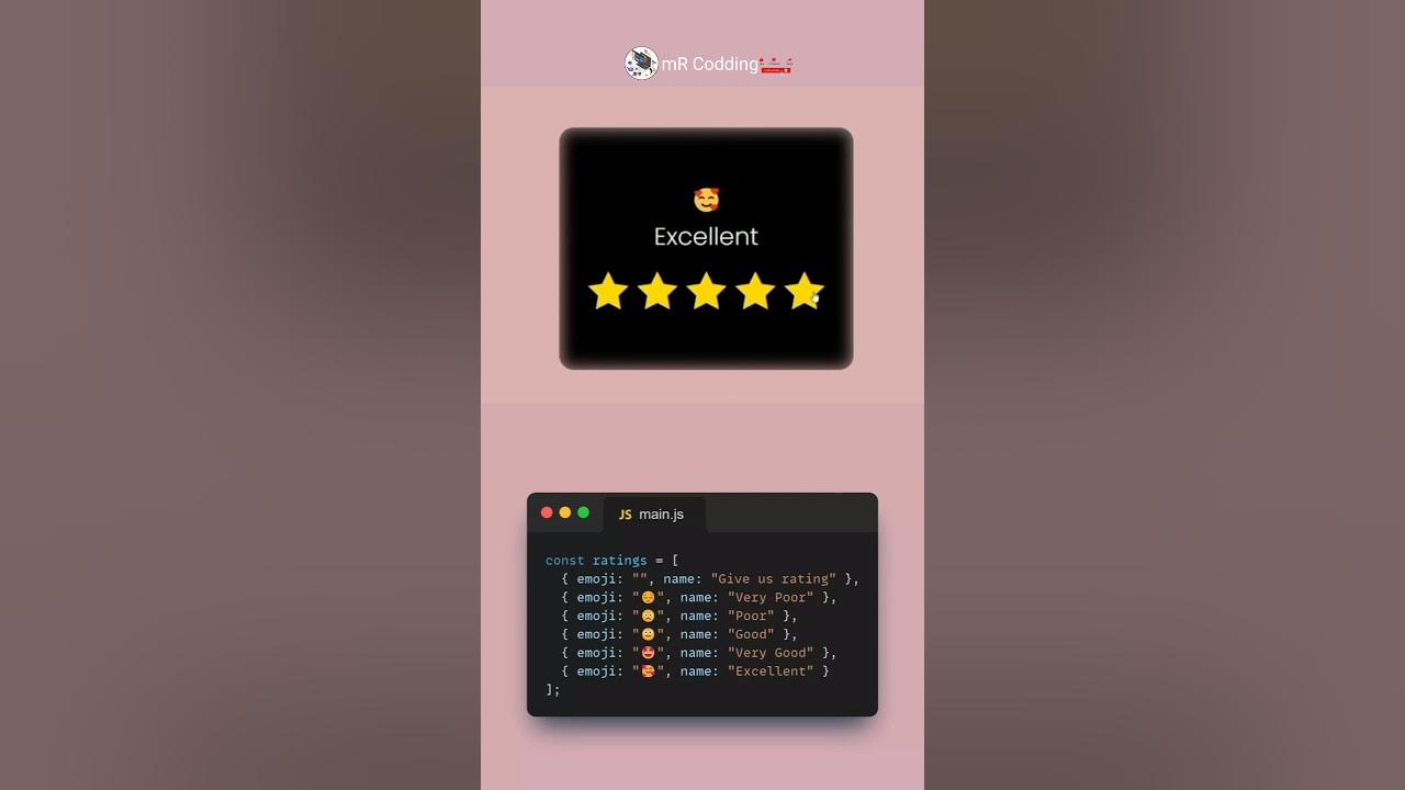 Rating #mrcodding #tutorial #shortfeed #trending #shorts - YouTube