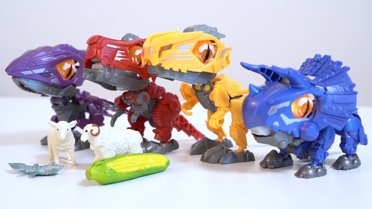 Dinosaur toy Episodes Armored Saurus 아머드 사우루스ㅣleopang - YouTube