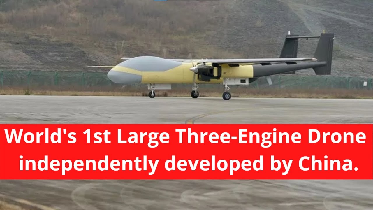 World's 1st Large Three-Engine Drone Takes to the Sky, independently ...