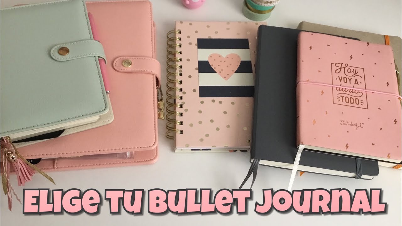 Tipos y formatos de Bullet Journal - YouTube