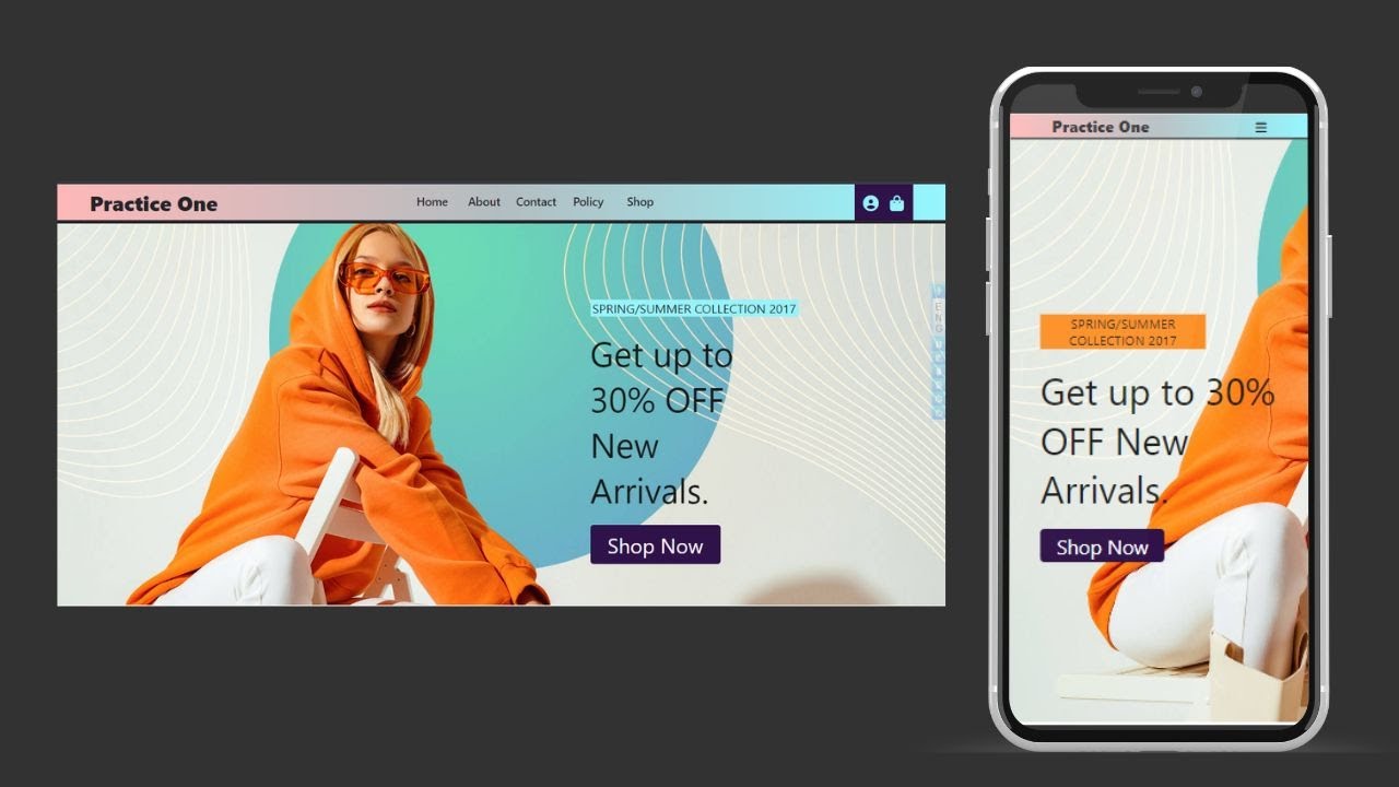 Practice Project Html And Css Project Part 01 Website Using By Html And Css Only Be Coder Bd 9212