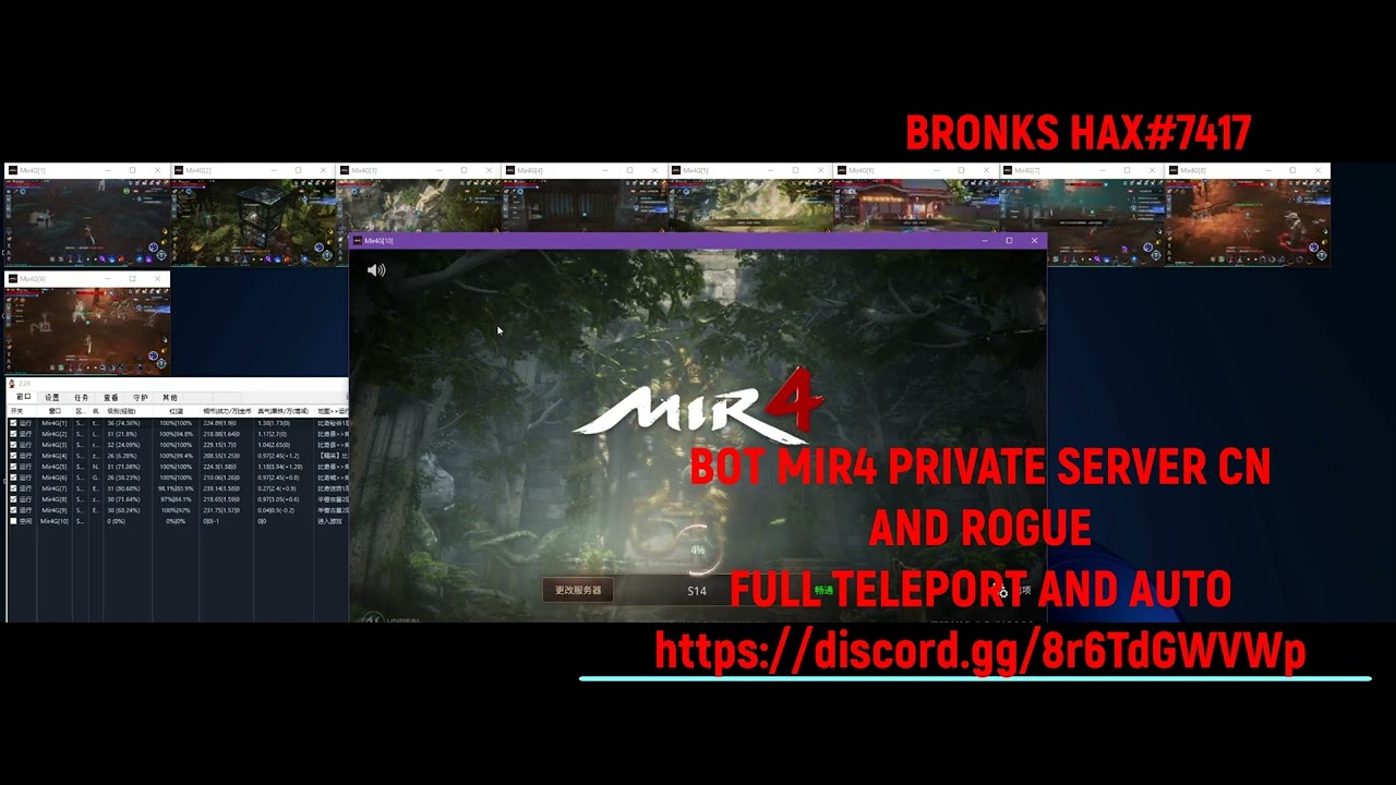 Bot Mir4 private servers ROGUE and CN -FULL TELEPORT 1-100 LV. TOP BOT FOR PRIVATE SERVERS - YouTube