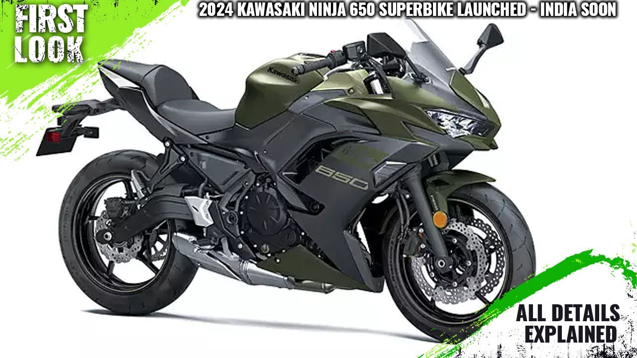 2024 Kawasaki Ninja 650 Superbike Launched In Europe - Explained All ...