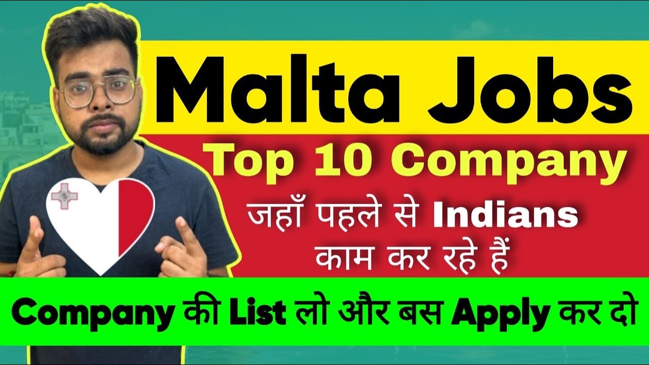 Malta Jobs For Indians | Malta Company Hiring foreign Workers | Food ...