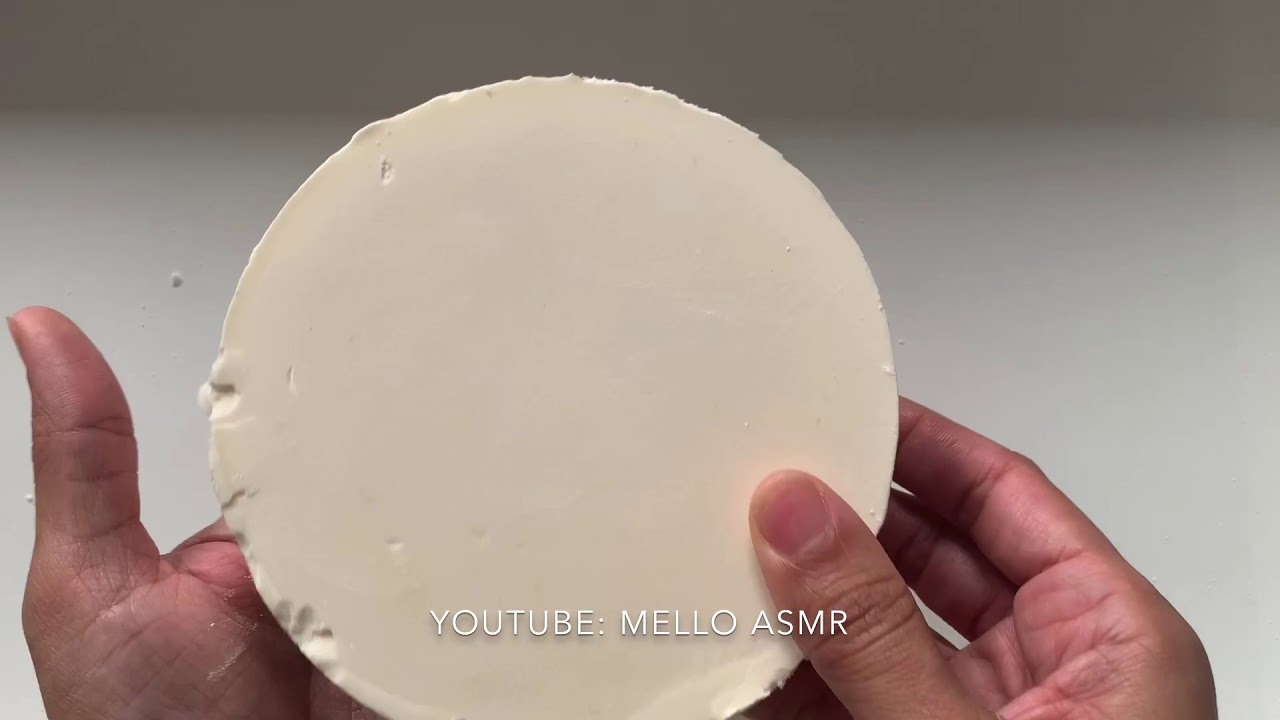 Crumbling a perfect Block of Cornstarch | ASMR | Anxiety/Stress Relief ...