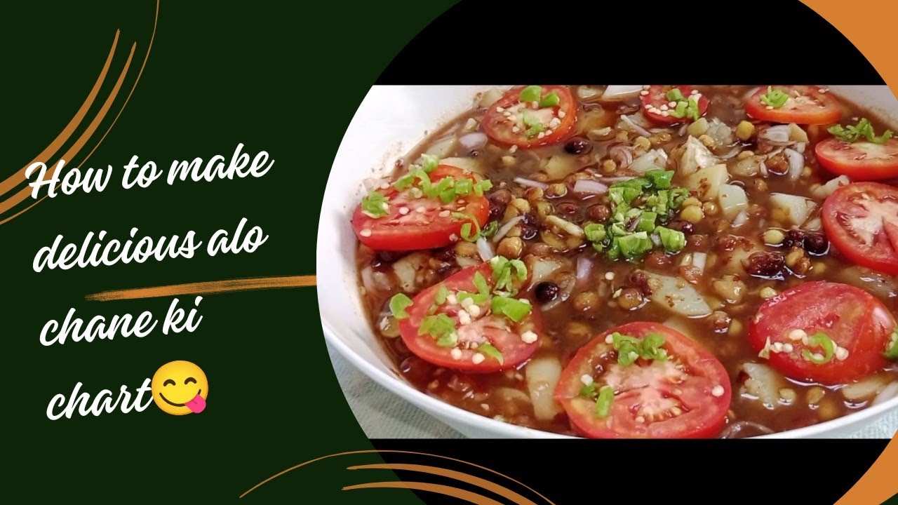How to make delicious alo chane ki chart😋 || easiest recipe || by daily ...