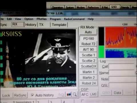 Ham Radio SSTV-ISS 02 01 2015 WA5UFO - YouTube