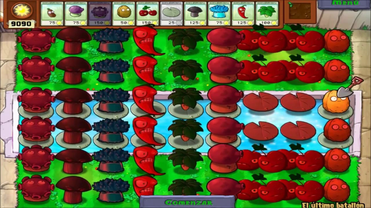 PLANTS VS ZOMBIES PLANTS RED - YouTube