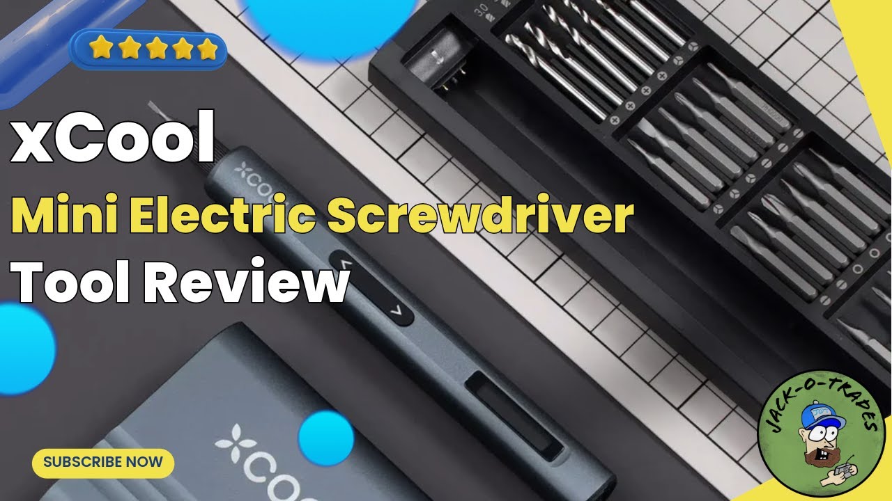 xCool Mini Electric Screwdriver Tool Review - YouTube